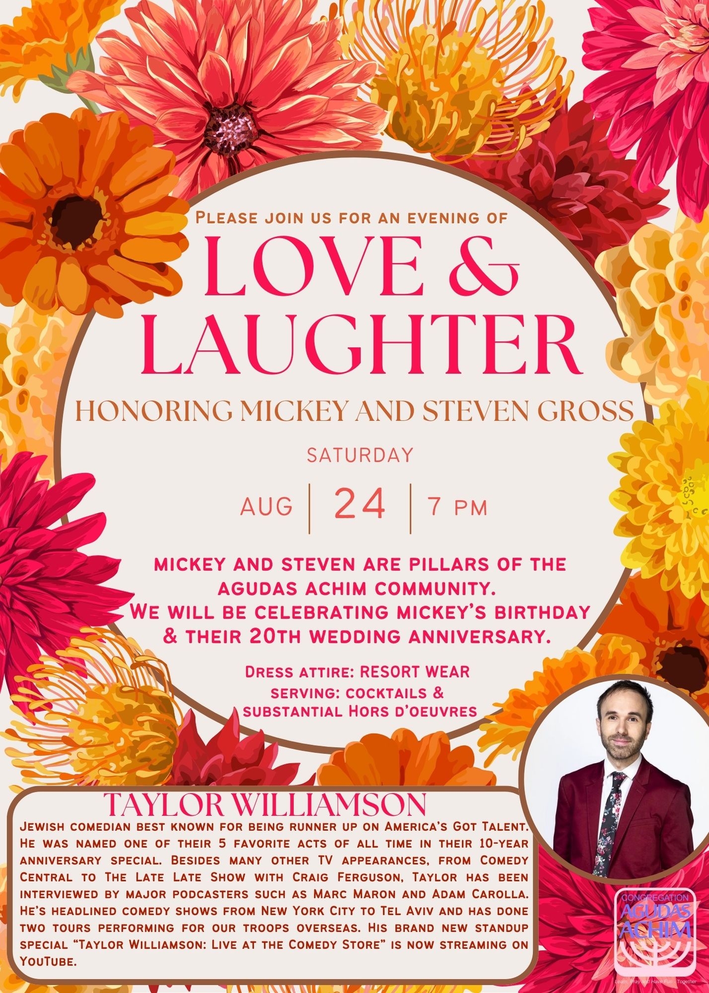 Special Events - Congregation Agudas Achim Special Events - Congregation Agudas Achim